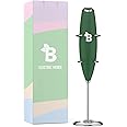 Amazon.com: Bloom Nutrition Milk Frother Hand Mixer, Stainless Steel ...