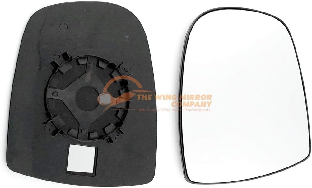 Wing Mirror Glass With base-non Heated, Silver,LH (Passenger Side ...