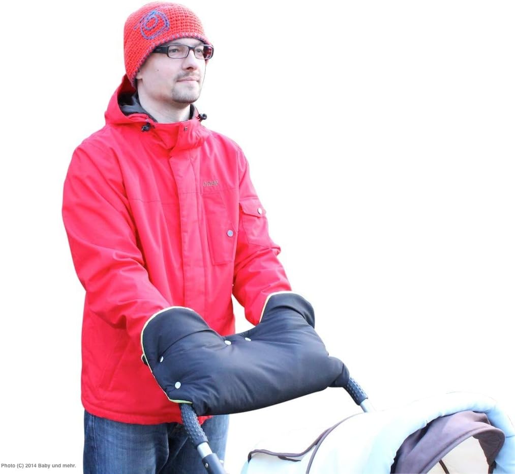 ByBoom® Hand Warmer Muff with Fleece Lining, Universal Size for Prams ...