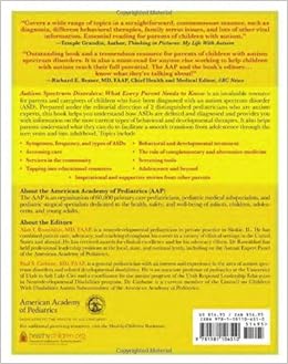 Autism Spectrum Disorders: What Every Parent Needs to Know: Alan I ...