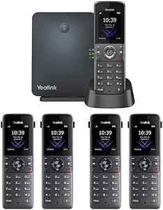 Amazon.com : Yealink IP Phone W73P Bundle of W70B Base and W73H handset ...