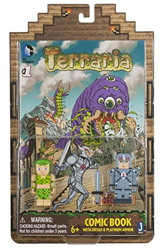 Terraria, Dryad and Platinum Armor Figures with Comic Book Media Books ...