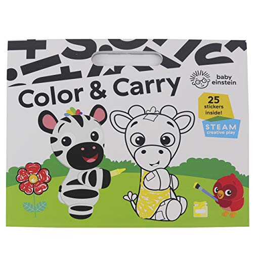 Amazon.com: Baby Einstein - Color & Carry Book - 25 Stickers Included ...