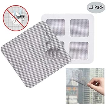 Window and Door Screen Repair Kit - Fiberglass Screen Repair Patches ...