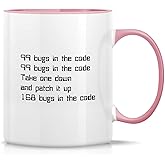 Amazon.com: Retreez Funny Mug - 99 Bugs in the Code Programmer Software Engineer 11 Oz Ceramic ...