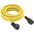 Amazon.com: 25-FT 12AWG Right-Angle 15 Amp to 20-Amp Extention Cord,90-Degree 15Amp Household ...