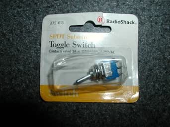 RADIOSHACK #275-613 RADIO SHACK TOGGLE SWITCH CONTACTS RATED 3A at ...
