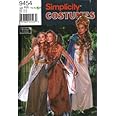 Amazon.com: Simplicity 9454 Sewing Pattern Womens Fairy Costumes Size ...