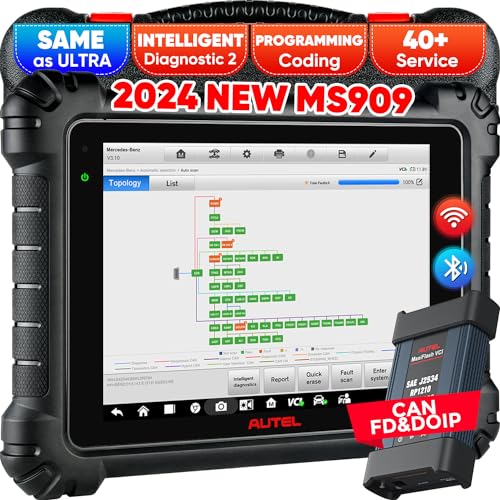 Autel MaxiSys MS909 Top Intelligent Diagnostic Scanner, 2024 Same as MS ...