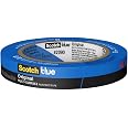 Scotch-Blue Cinta Masking Azul de 3M, 18 mm x 54.8 m, 1 rollo, El ...