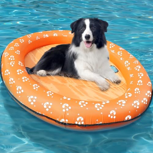 Vercico Dog Pool Float Inflatable Dog Floats for Pool Dog Floaties ...