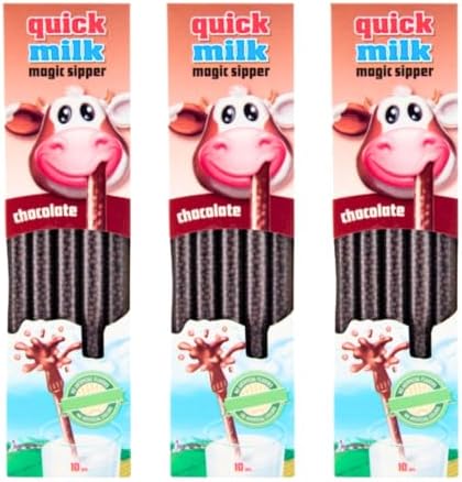 ABL Supplies Quick Milk Magic Sipper Milkshake Straws | Flavoured Milk ...
