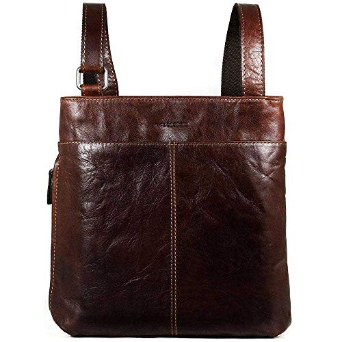 Jack Georges bags. Jack Georges Voyager Small Crossbody bag (Brown).