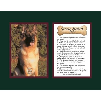 Amazon.com: Rules In A German Shepherd's House: Prints: Posters & Prints