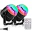 Sound Activated Party Lights with Remote Control Dj Lighting, RBG Disco ...