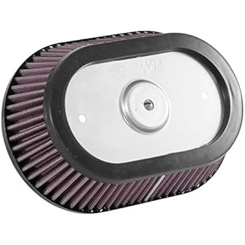 Amazon.com: K&N Motorcycle Air Filter: High Flow Performance Air Filter ...