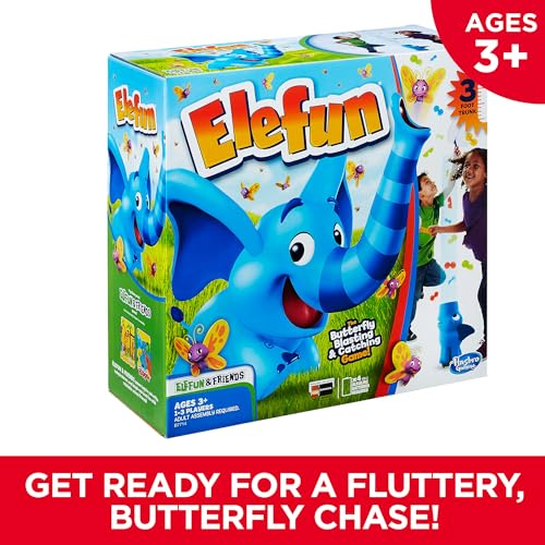 Hasbro Gaming Elefun and Friends Elefun Preschool Game With Butterflies ...