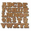 Amazon.com: Cardboard Letters – 104-Piece Alphabet Letters, Decorative ...