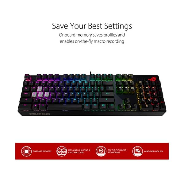 ASUS RGB Mechanical Gaming Keyboard - ROG Strix Scope | Cherry MX ...