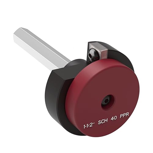 PVC Pipe Reamer with 3/8-Inch Hex Shaft - PVC Fitting Saver for Water ...