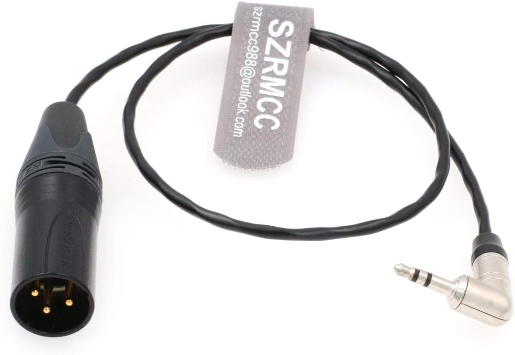SZRMCC Stereo 3.5mm TRS Plug to XLR 3 Pin Male Microphone Audio ...