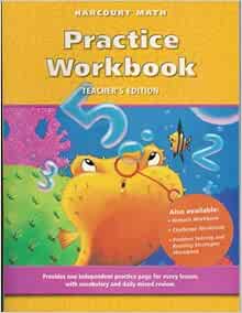 Harcourt Math Practice Workbook Teacher Edition ISBN 0153206608 ...