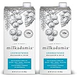 Amazon.com : Milkadamia Unsweetened Vanilla, Vegan and Keto-Friendly ...