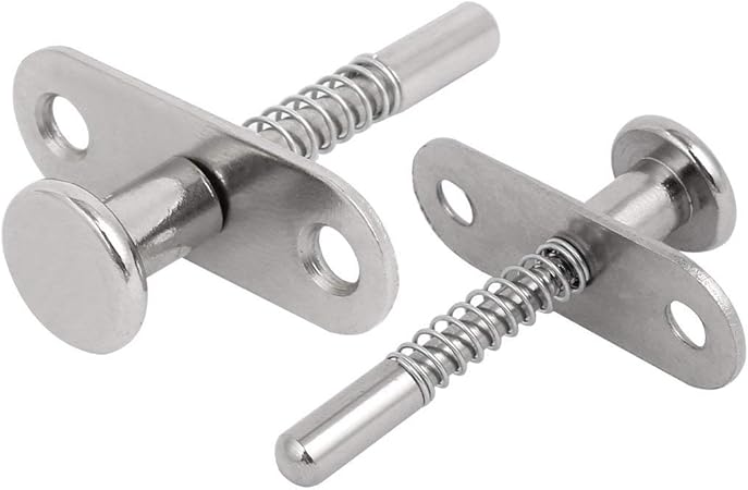 DyniLao 2pcs Stainless Steel Spring Loaded Quick Release Lock Pin 5mm ...