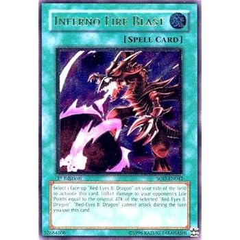 Amazon.com: Yu-Gi-Oh! - Inferno Fire Blast (SOD-EN042) - Soul of the ...
