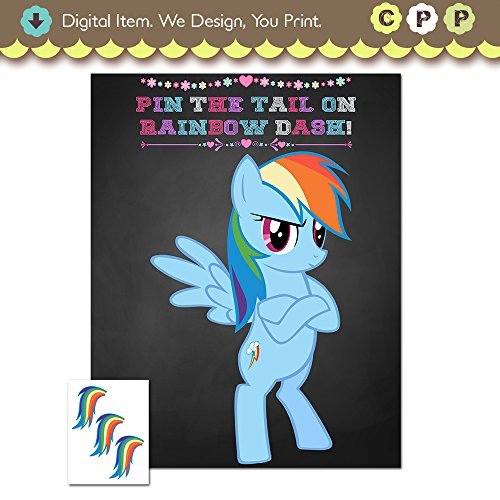 Buy My Little Pony Pin the Tail on the Pony Game Printable Digital ...