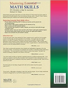 Pre-Algebra Concepts (Mastering Essential Math Skills): Richard W ...