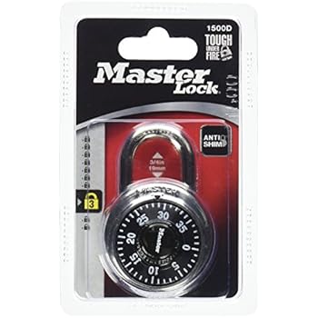 Master Lock 1500D 6 Pack 1-7/8in. Combination Dial Padlock - - Amazon.com