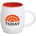 Amazon.com: TODAY Logo Ceramic Mug, White with Orange Interior 15 oz ...