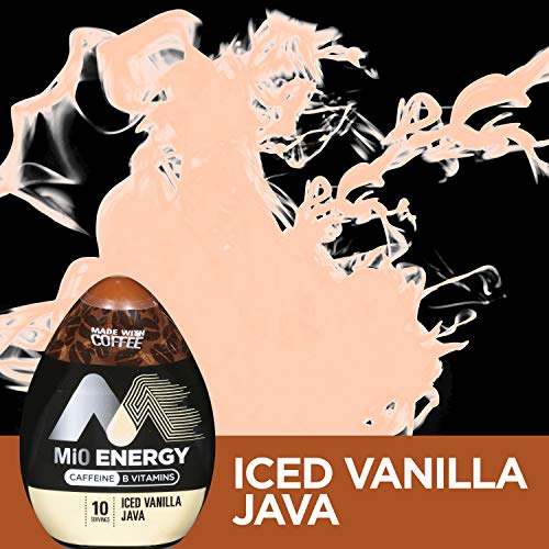 MiO Energy Iced Vanilla Java Liquid Water Enhancer, Caffeinated, 1.62 ...