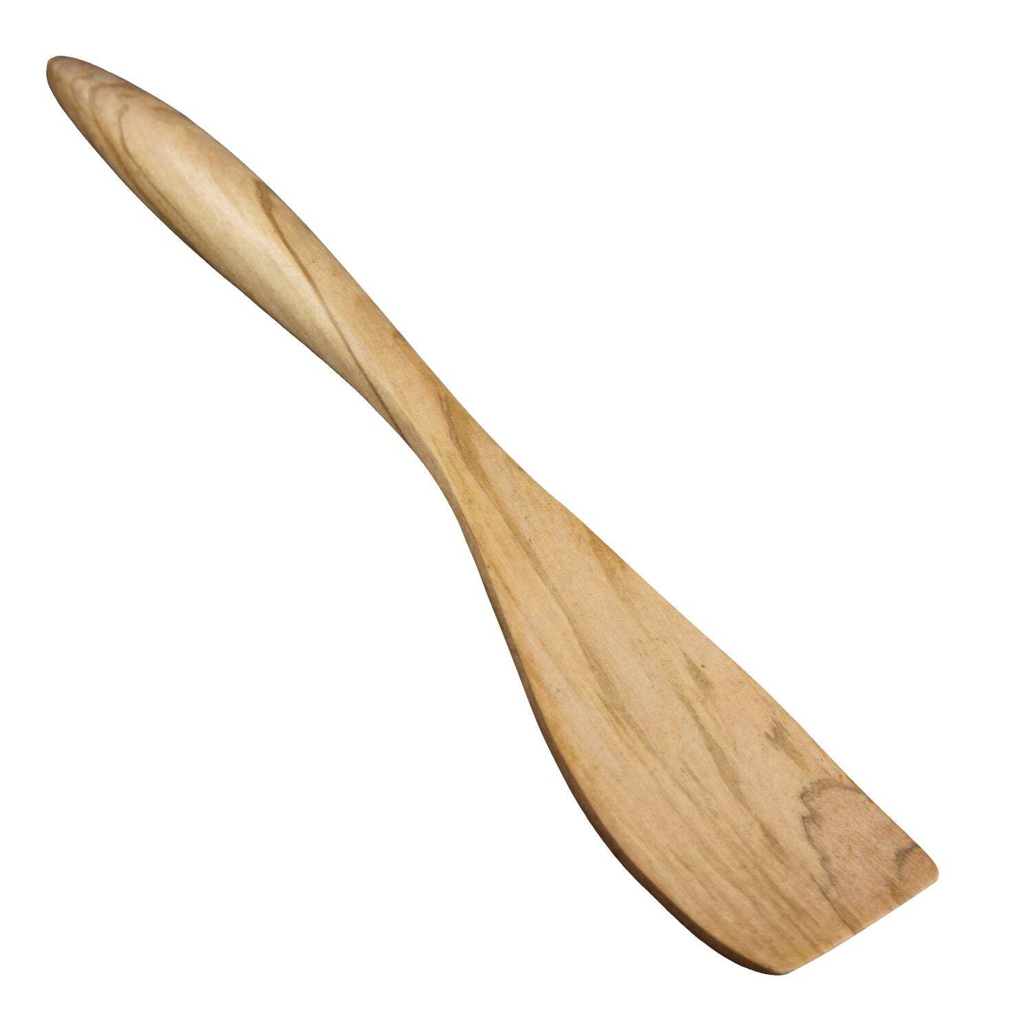 Berard French Olive Wood Large 14-Inch Handcrafted Wood Spatula, Terra ...