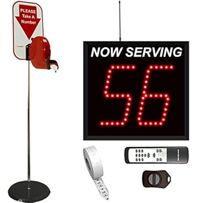 Buy 2-Digit Wireless Take A Number System with Floor Dispenser Online ...