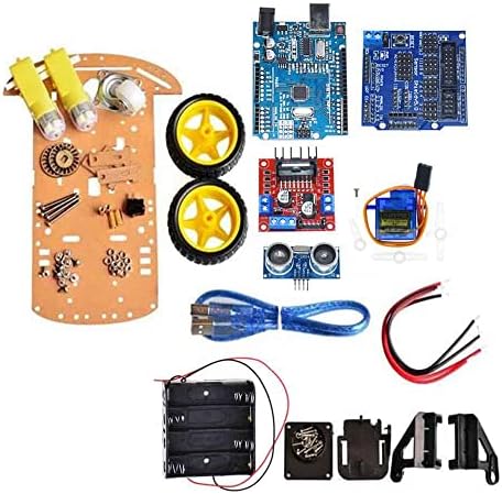 Reland Sun Avoidance Tracking Motor Smart Robot Car Chassis Kit Speed ...