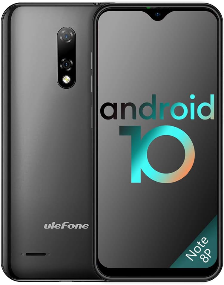 Ulefone Note 8P, Mobile Phone SIM Free Unlocked, 4G Android 10 ...