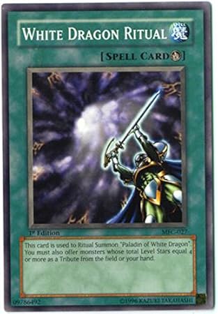 Amazon.com: Yu-Gi-Oh! - White Dragon Ritual (MFC-027) - Magicians Force ...