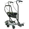 Amazon.com: Maxi-Aids U-Step Rollator Walker, Black, Adult, Modern ...