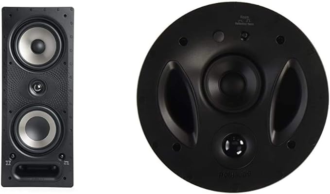 Amazon.com: Polk Audio 265-RT 3-Way in-Wall Speaker - Easily Fits in ...