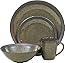 Amazon.com | Sango Nova Brown Stoneware Dinnerware Set 40 Piece ...