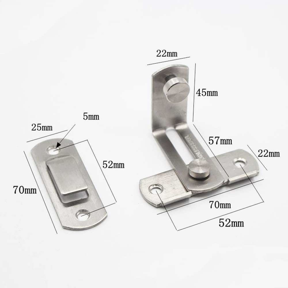 gotyou 4 Pcs 90 Degree Right Angle Door Lock Buckle Security Door Lock ...