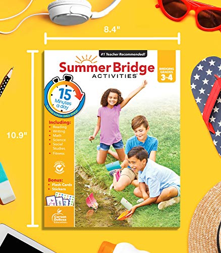 Summer Bridge Activities 3rd to 4th Grade Workbook, Math, Reading ...