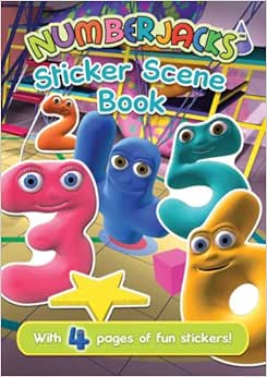 Numberjacks: Sticker Scene Book : Amazon.sg: Books