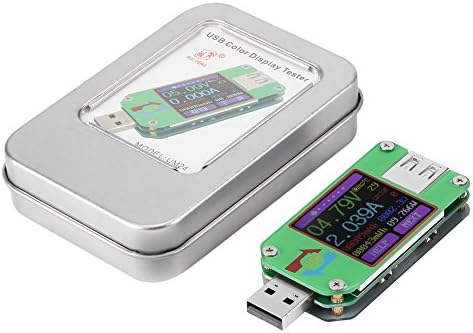 USB Tester, Color LCD Display Tester Power Tester Charge Measure Type-C ...