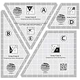 Amazon.com: Creative Grids Scrap Crazy 6 Templates Quilt Ruler 4pc Set ...