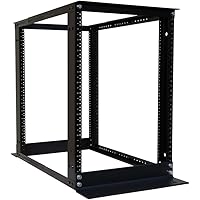 Amazon.com: RAISING ELECTRONICS 15U 4 Post Open Frame Server Rack 19inch Adjustable Depth 25inch ...