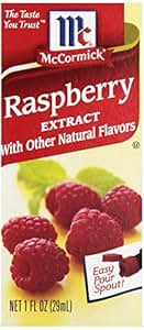 McCormick Raspberry Extract With Other Natural Flavors, 1 oz. (Pack of ...
