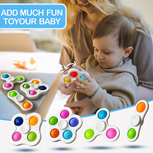 TYHJOY Flower Simple Dimple Fidget Toy, 7 Pack Dimple Digits Fidget ...